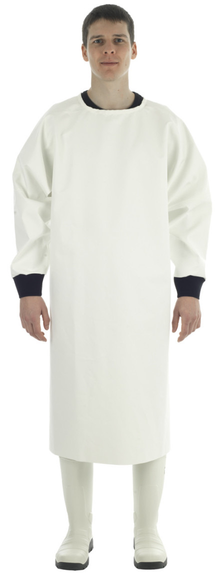 Waterproof PVC work apron with sleeves Mantal