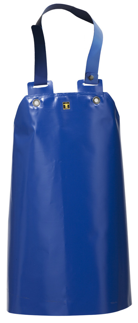Crab work apron made of very strong oilskin fabric